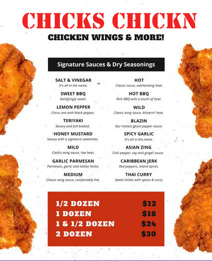 Our Menu – ChiksChikn
